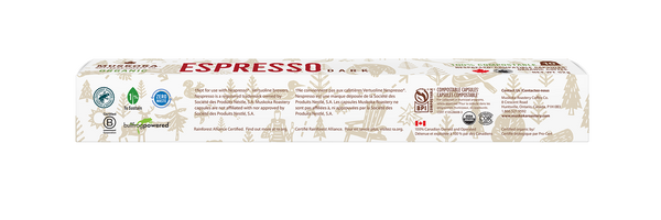 Organic Espresso Capsules – Compostable | Muskoka Roastery